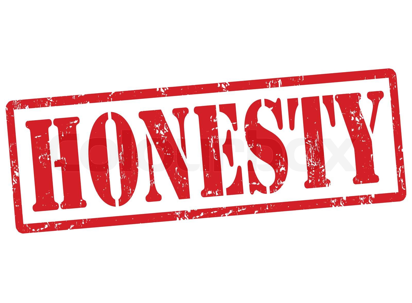 Honesty stamp | Stock vector | Colourbox