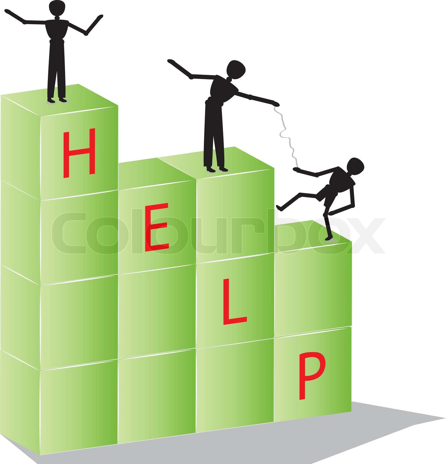 people helping | Stock image | Colourbox