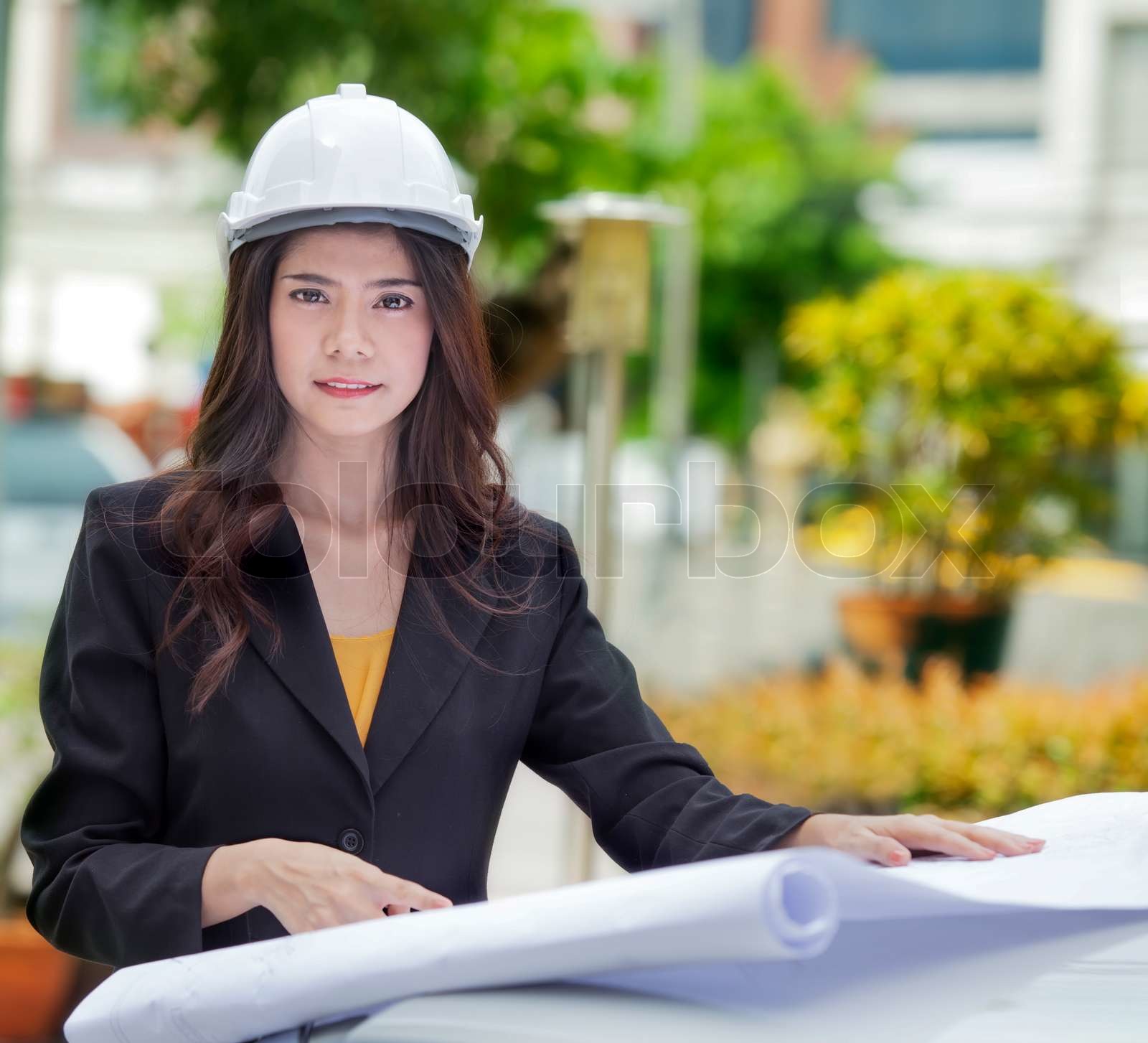 Lady engineer | Stock image | Colourbox