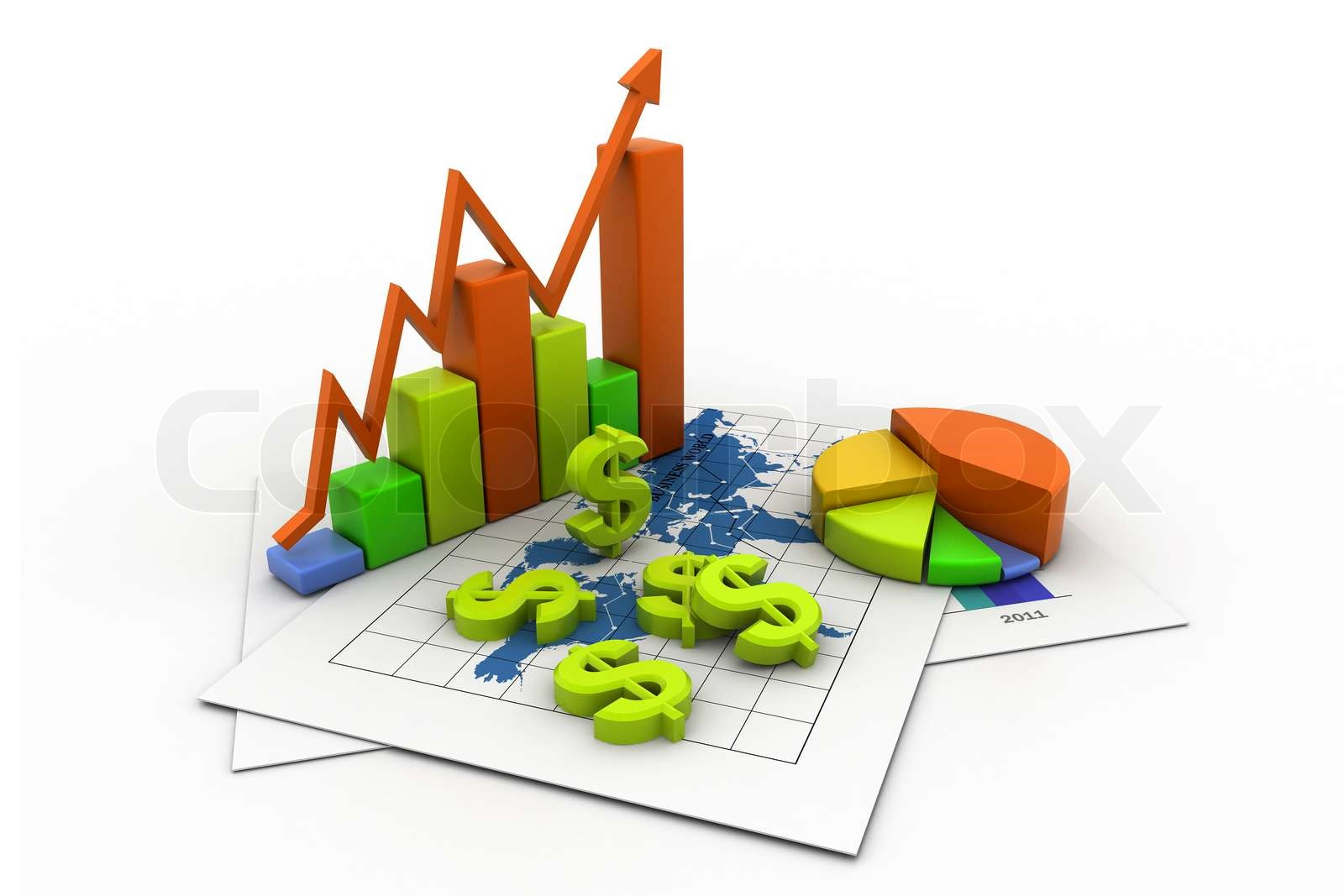 Business graph | Stock image | Colourbox