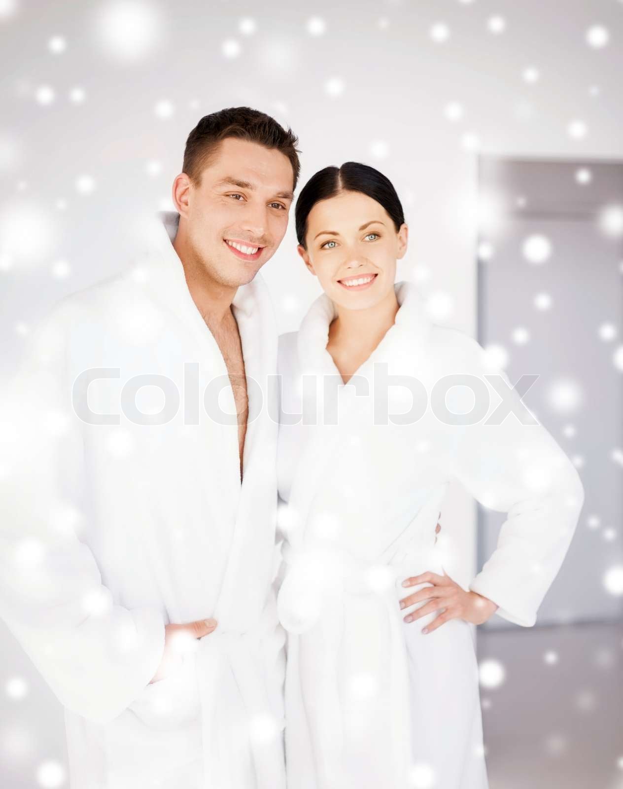 couple in spa | Stock image | Colourbox
