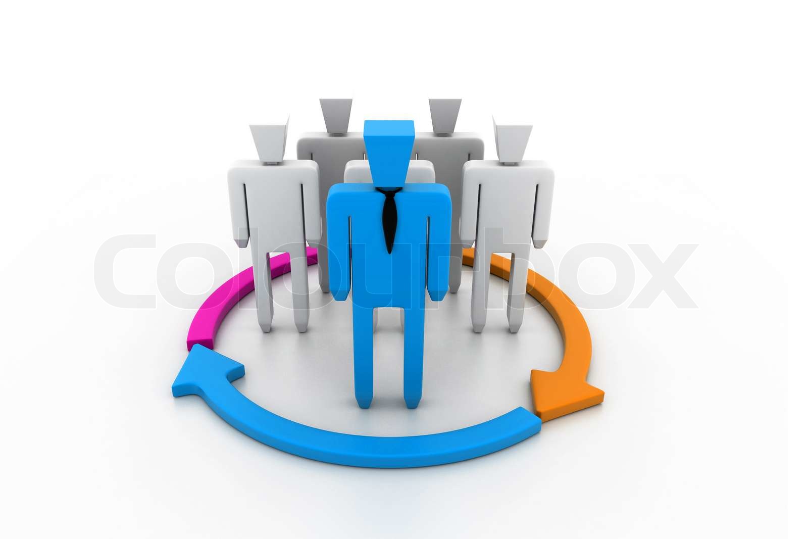 Team Flow Chart | Stock image | Colourbox