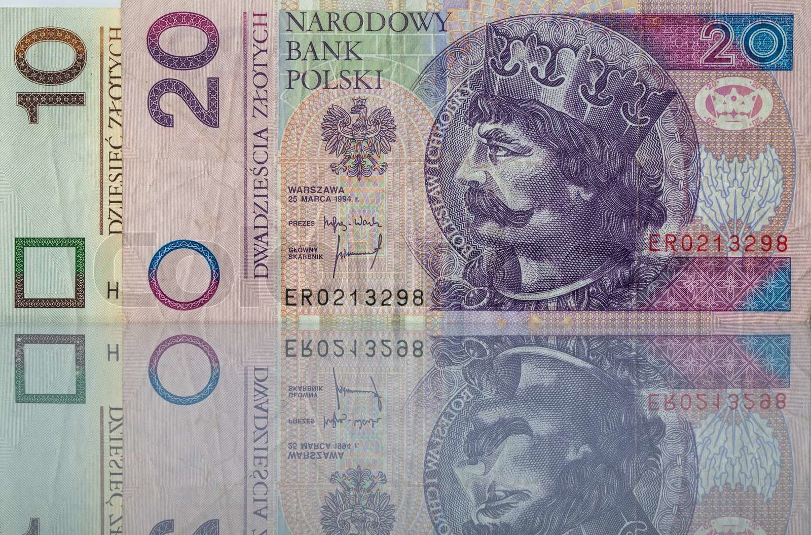 Banknotes from Poland | Stock image | Colourbox