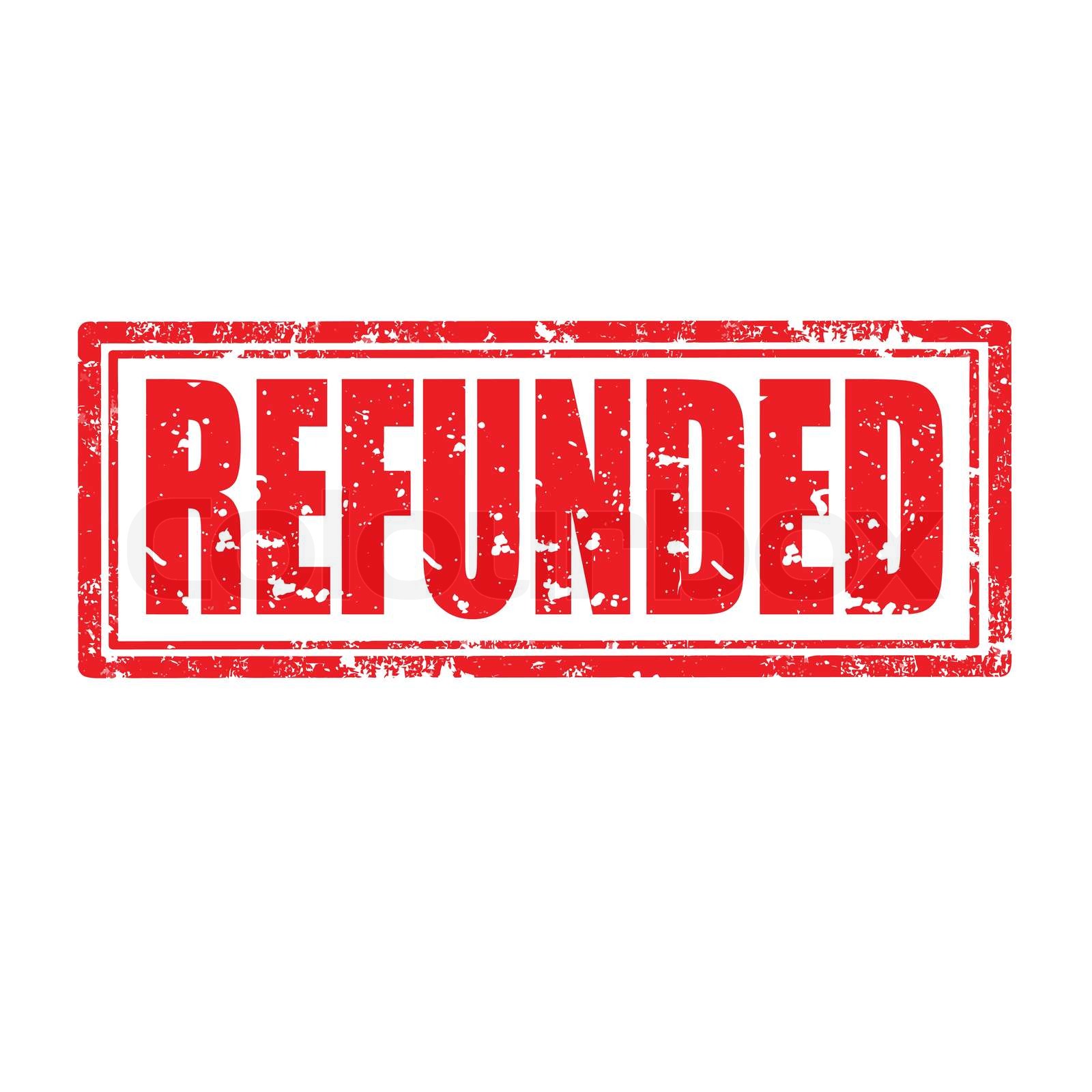 Refunded-stamp | Stock vector | Colourbox