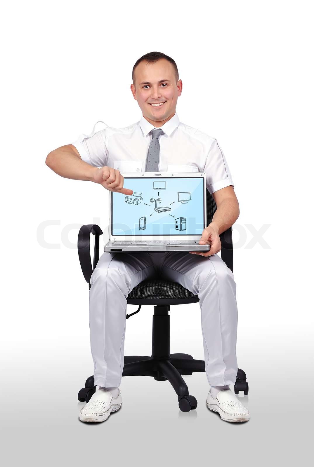 computer network | Stock image | Colourbox