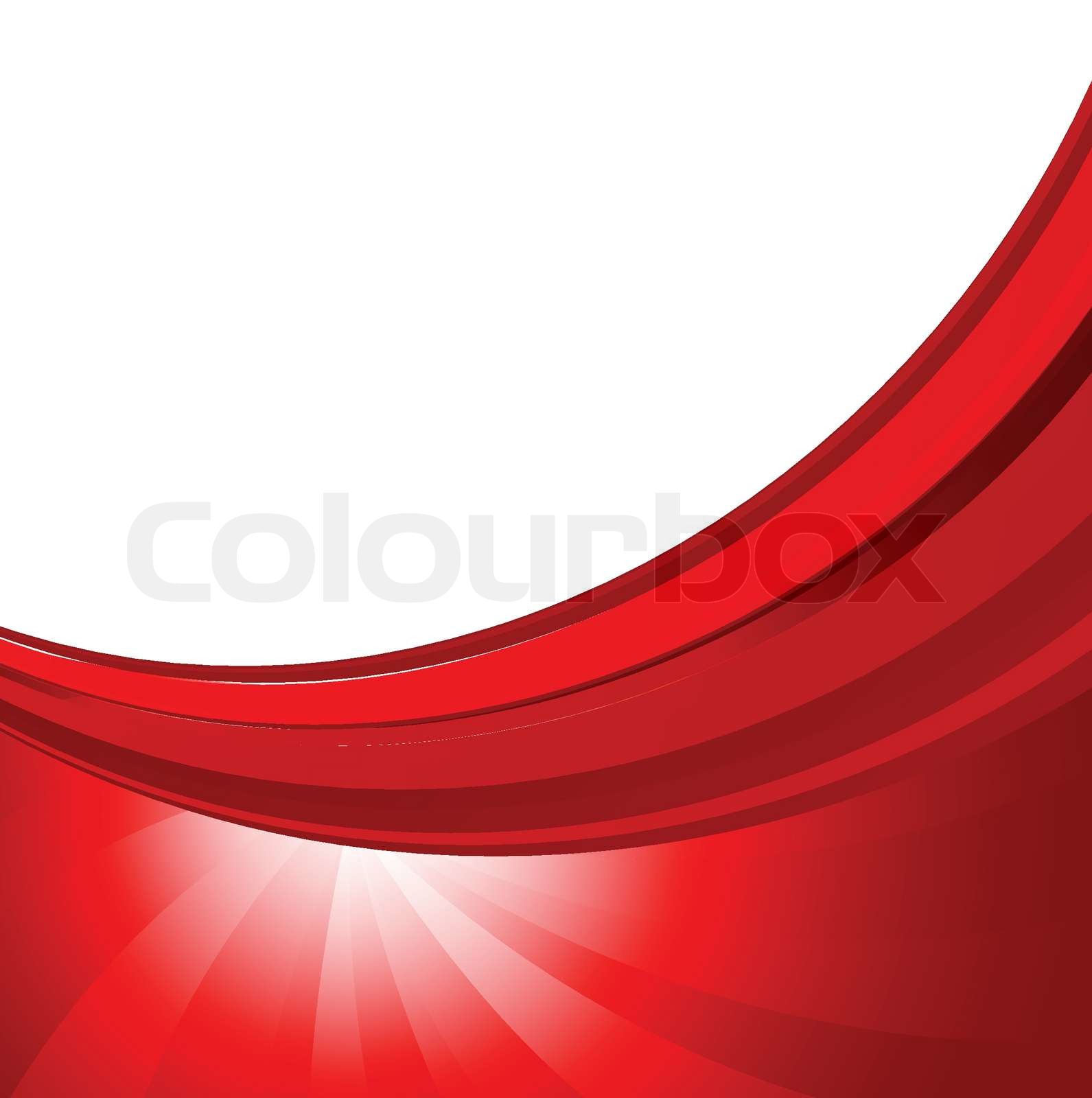 Red Wave Vector Png