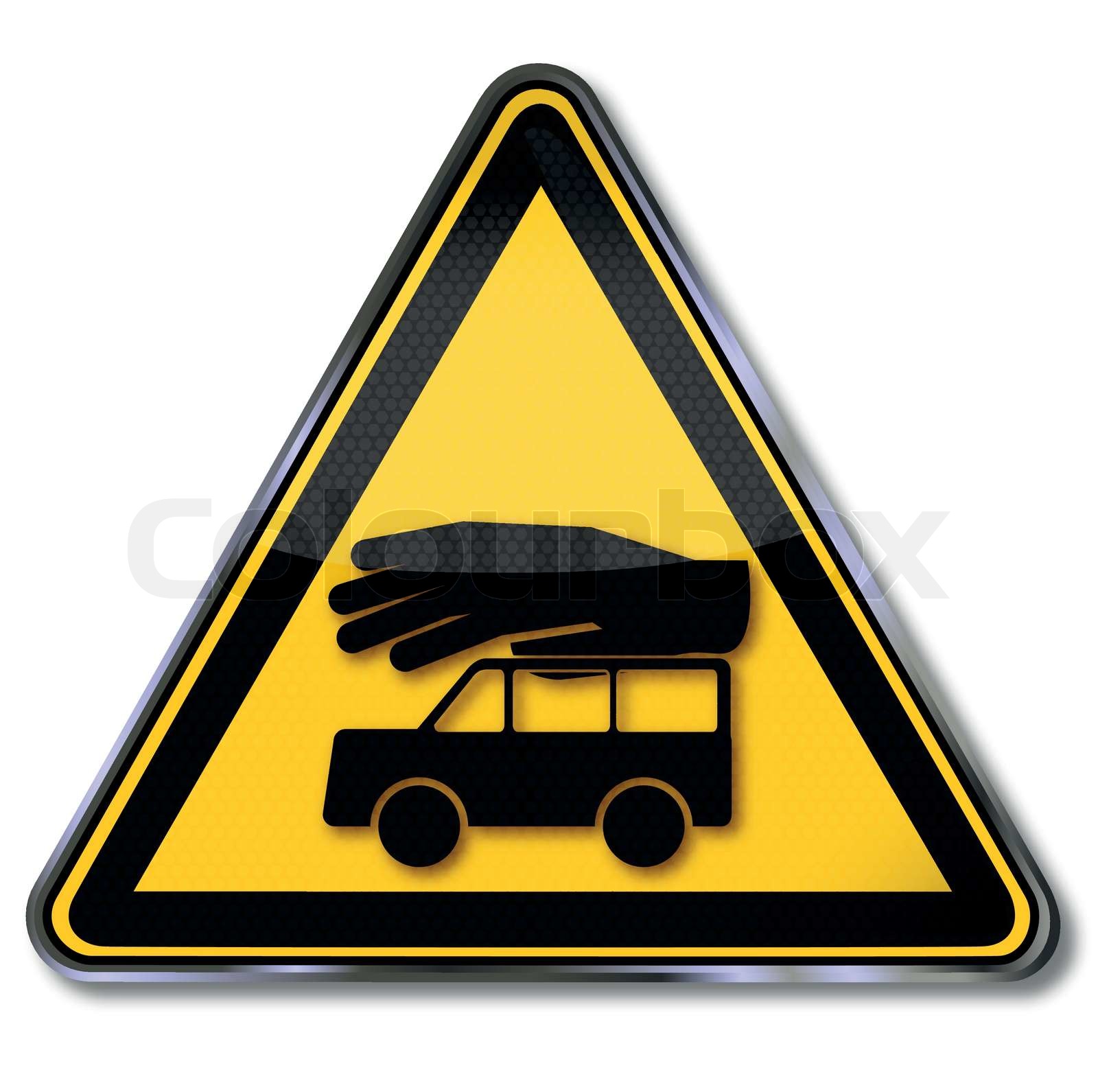 Schild Auto und Versicherung | Stock-Vektor | Colourbox