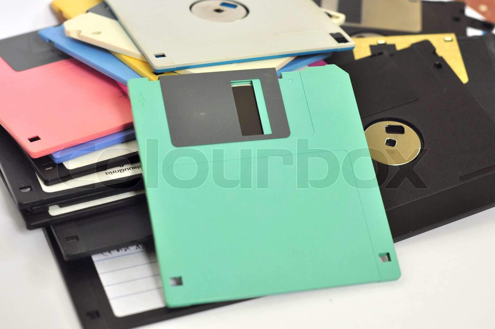 Colors of the old disc | Stock image | Colourbox