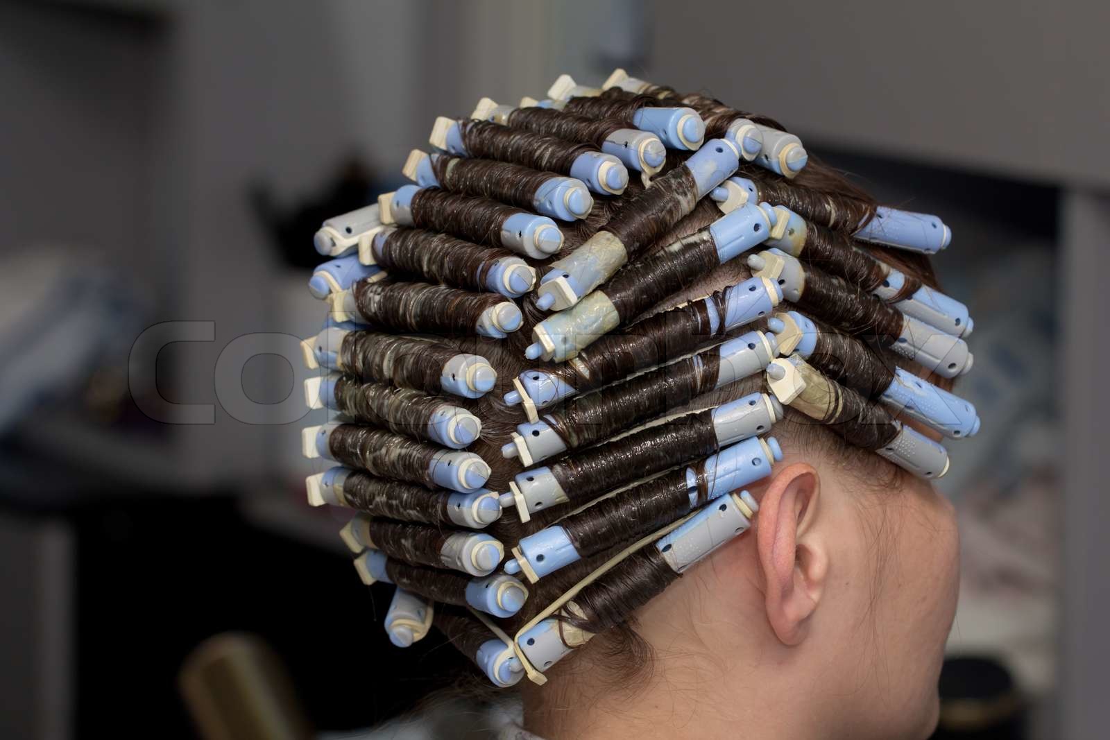 perm in the barbershop | Stock image | Colourbox