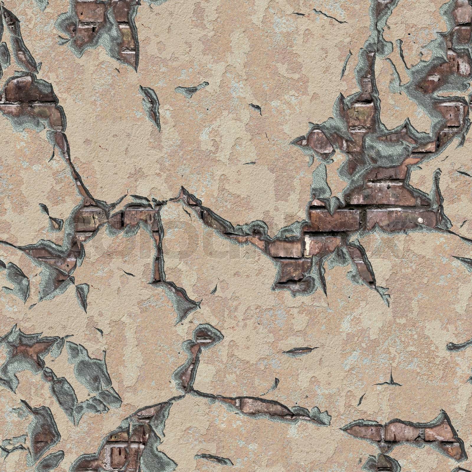 Weathered Brick Wall Seamless Tileable Texture | Stock image | Colourbox