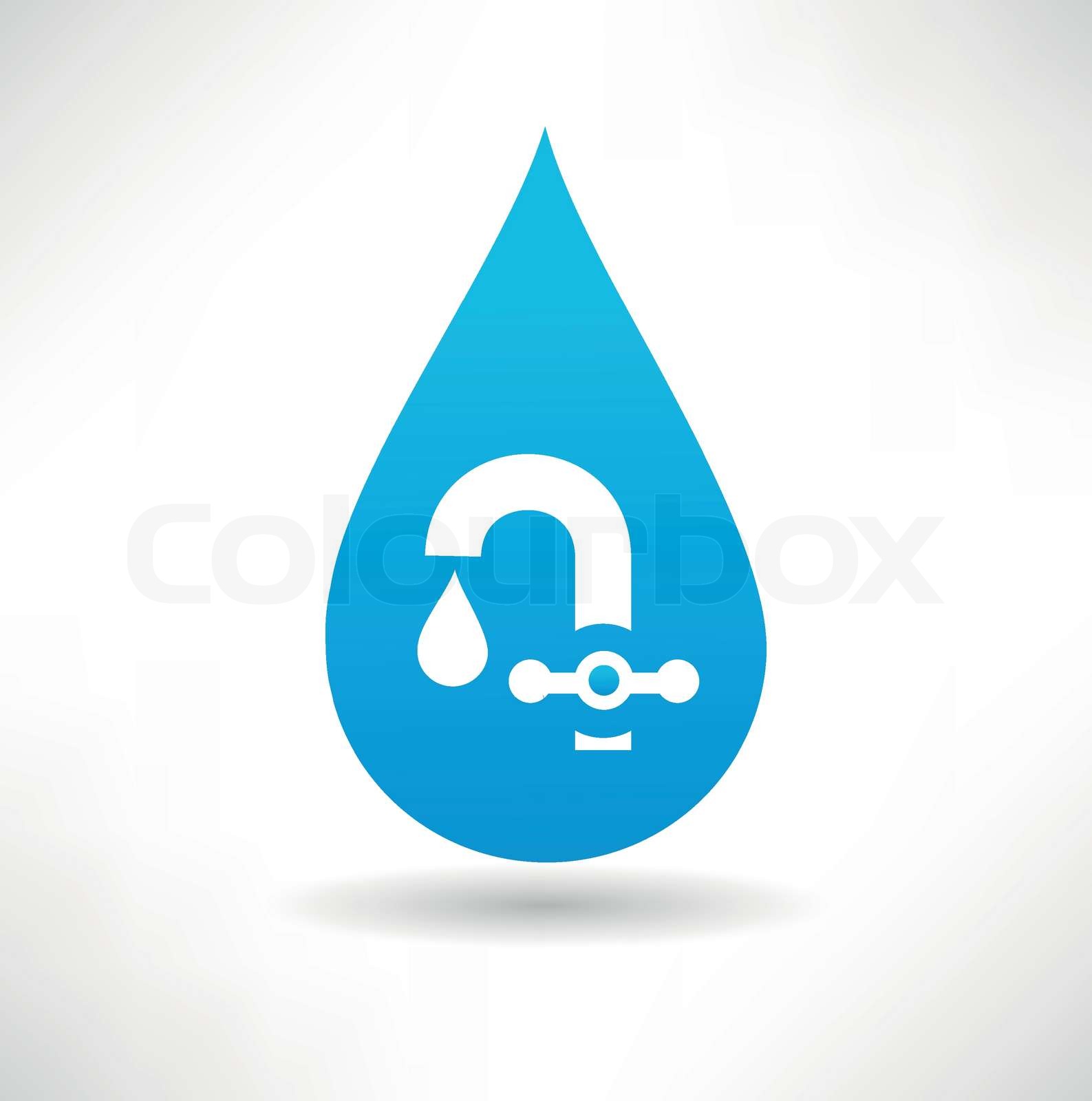Wasser-Symbol | Stock-Vektor | Colourbox