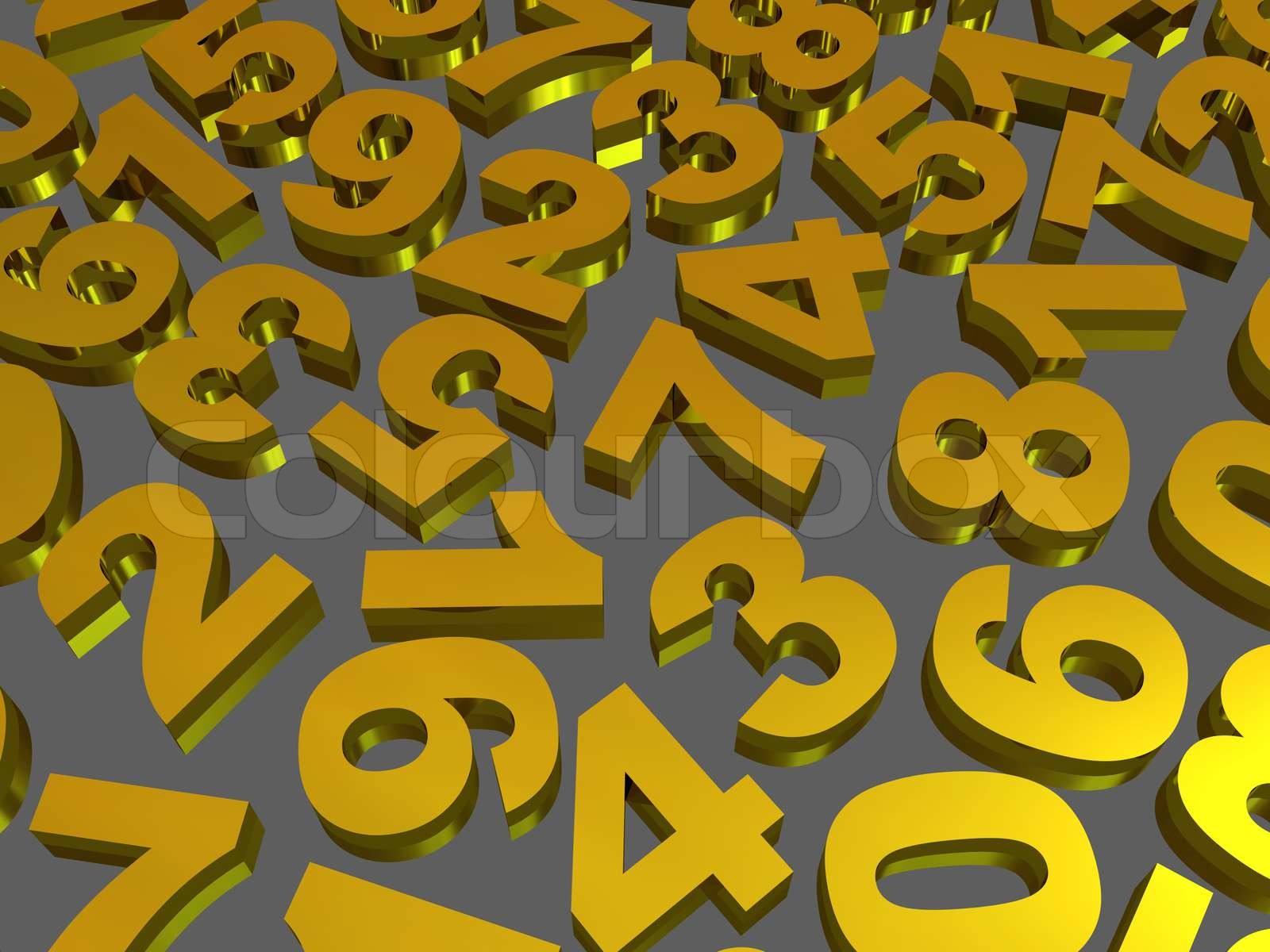 Background of numbers | Stock image | Colourbox