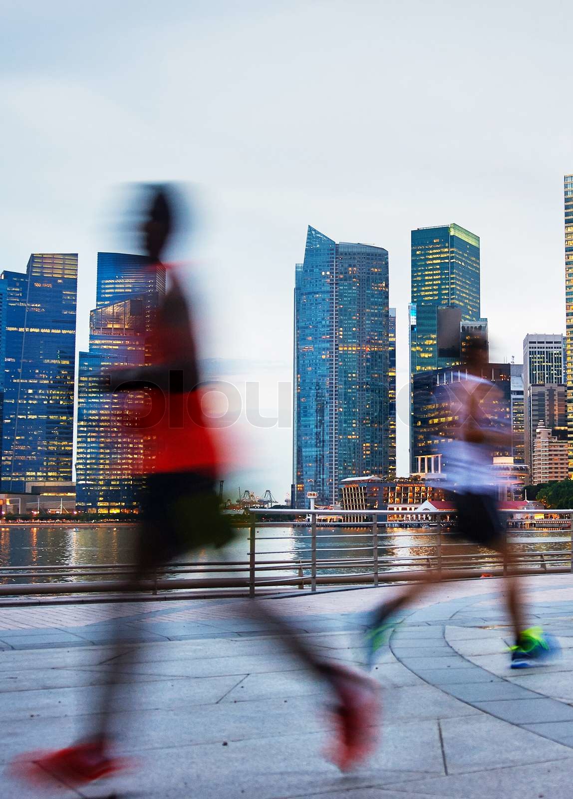 Urban running | Stock image | Colourbox