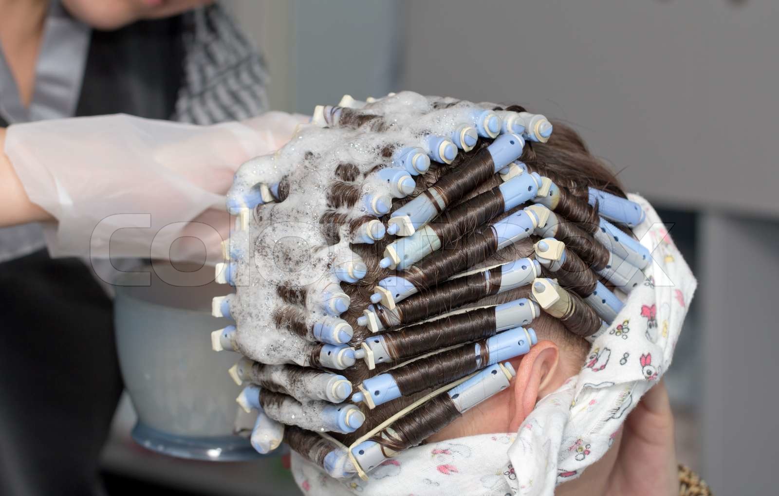 perm at the beauty salon | Stock image | Colourbox