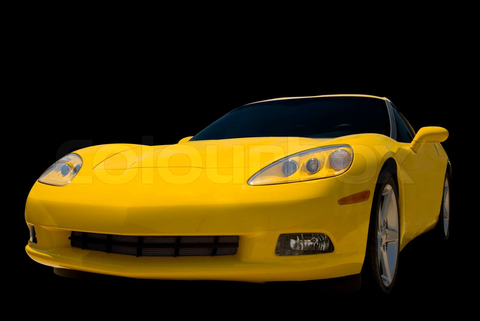 Yellow Sports Car | Stock image | Colourbox