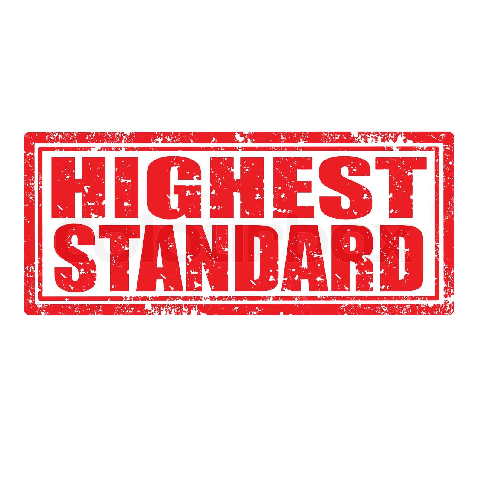 Highest Standard-stamp | Stock vector | Colourbox