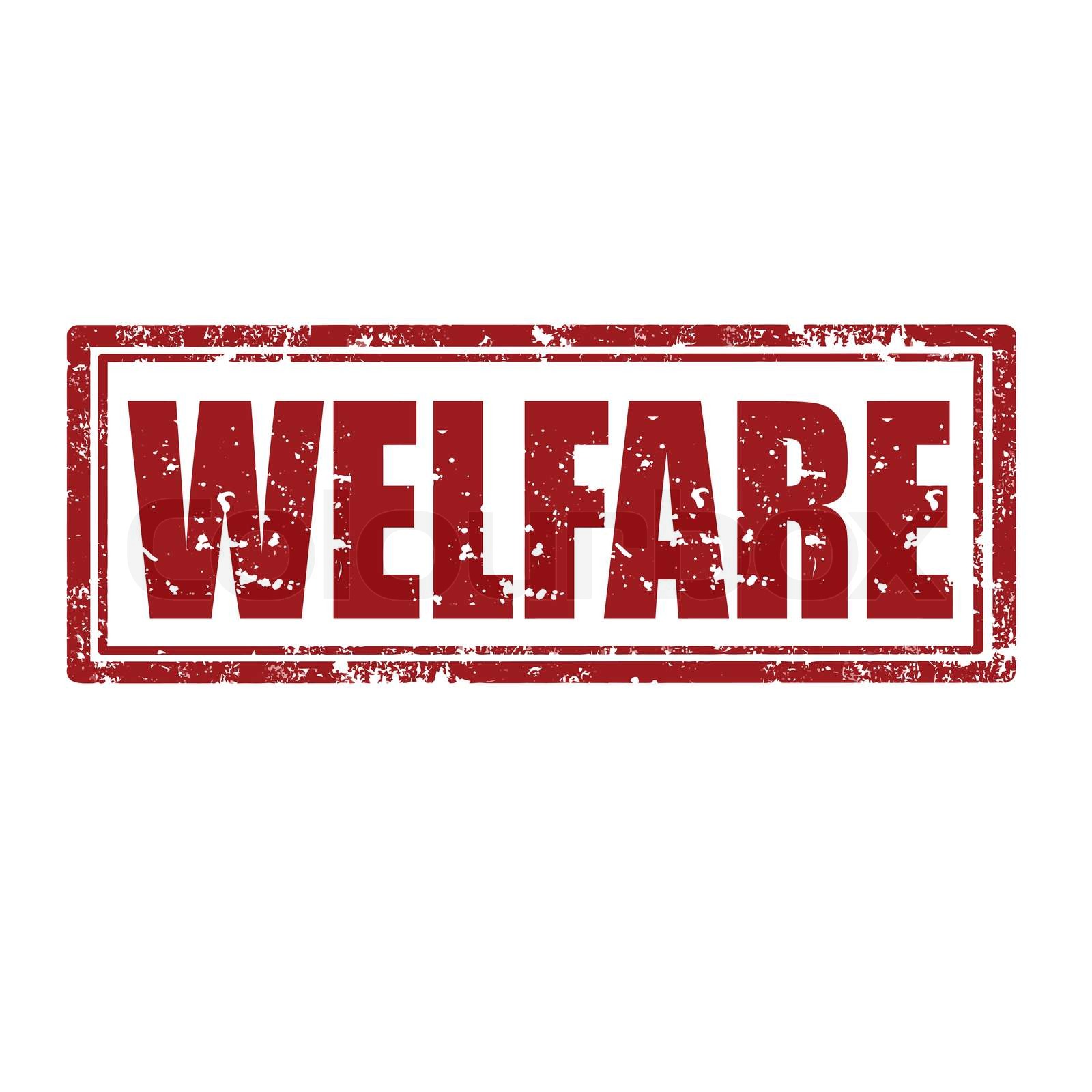 Welfare-stamp | Stock vector | Colourbox