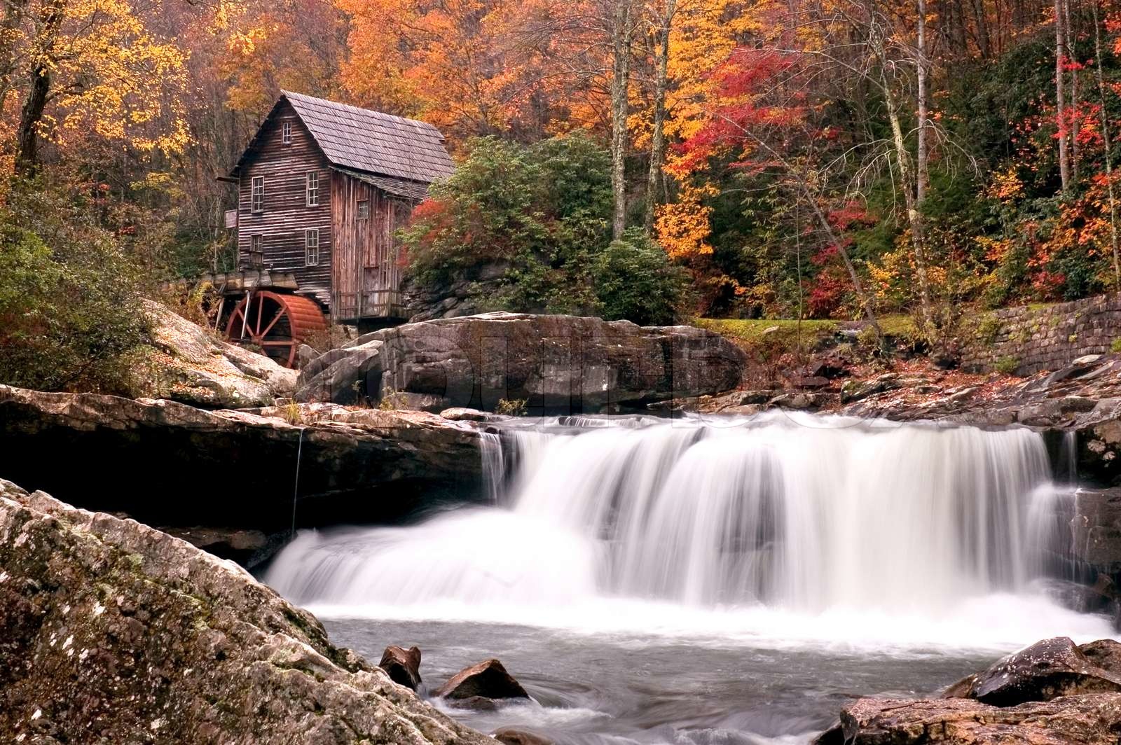 Autumn at the Grist Mill | Stock image | Colourbox