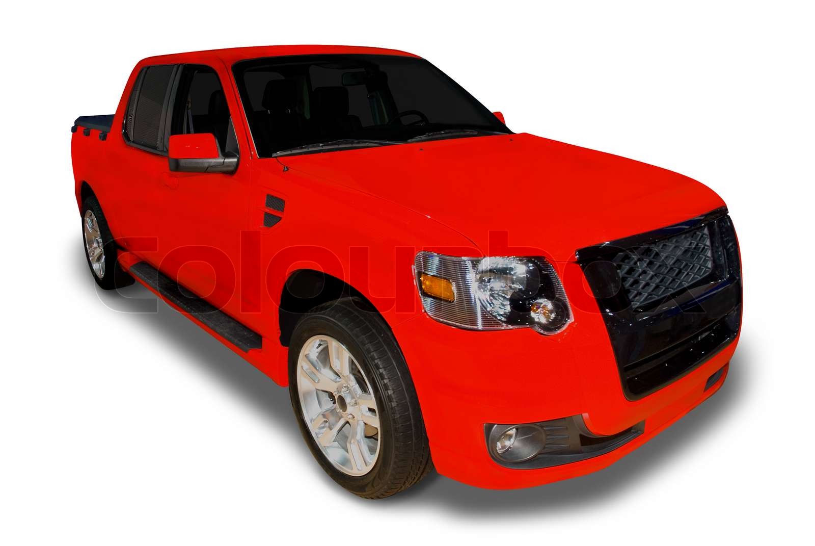 Red Pick Up Truck | Stock image | Colourbox