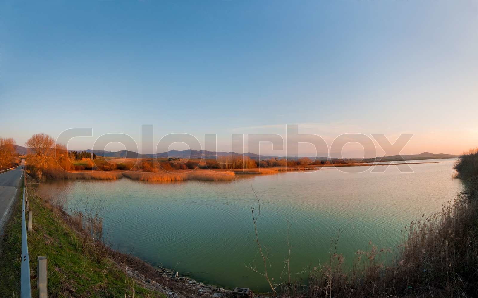 Lake of Tuscany | Stock image | Colourbox