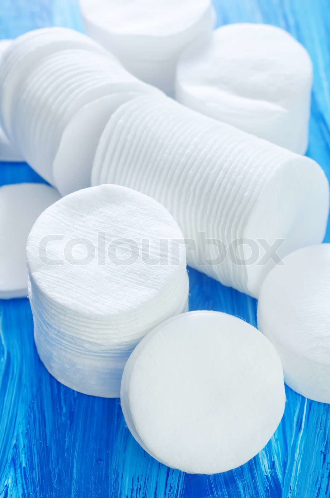 cotton disks | Stock image | Colourbox