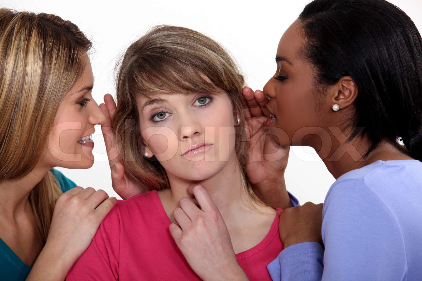 girls gossiping | Stock image | Colourbox