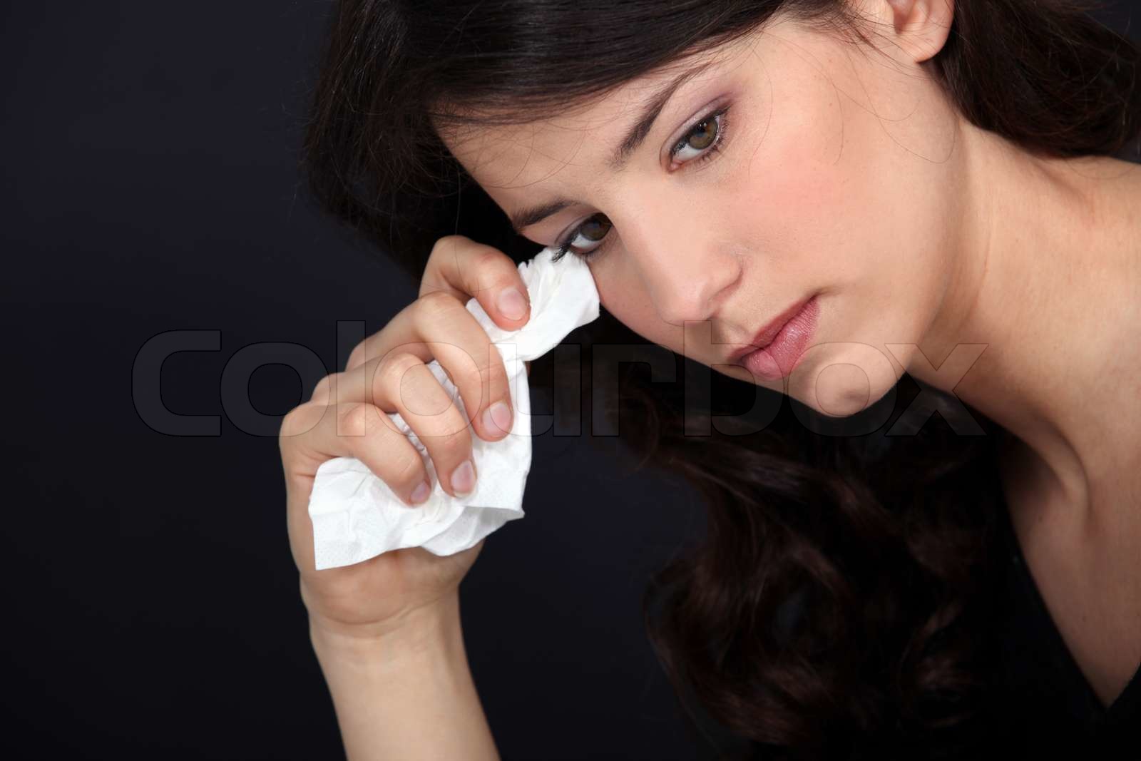 Crying woman | Stock image | Colourbox