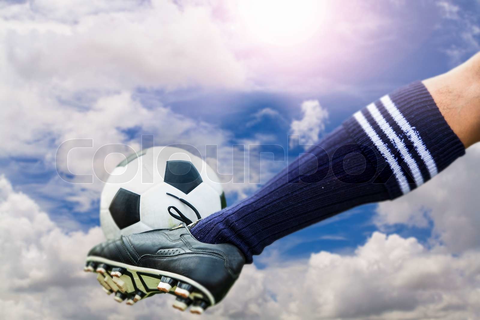 Sky kick | Stock image | Colourbox