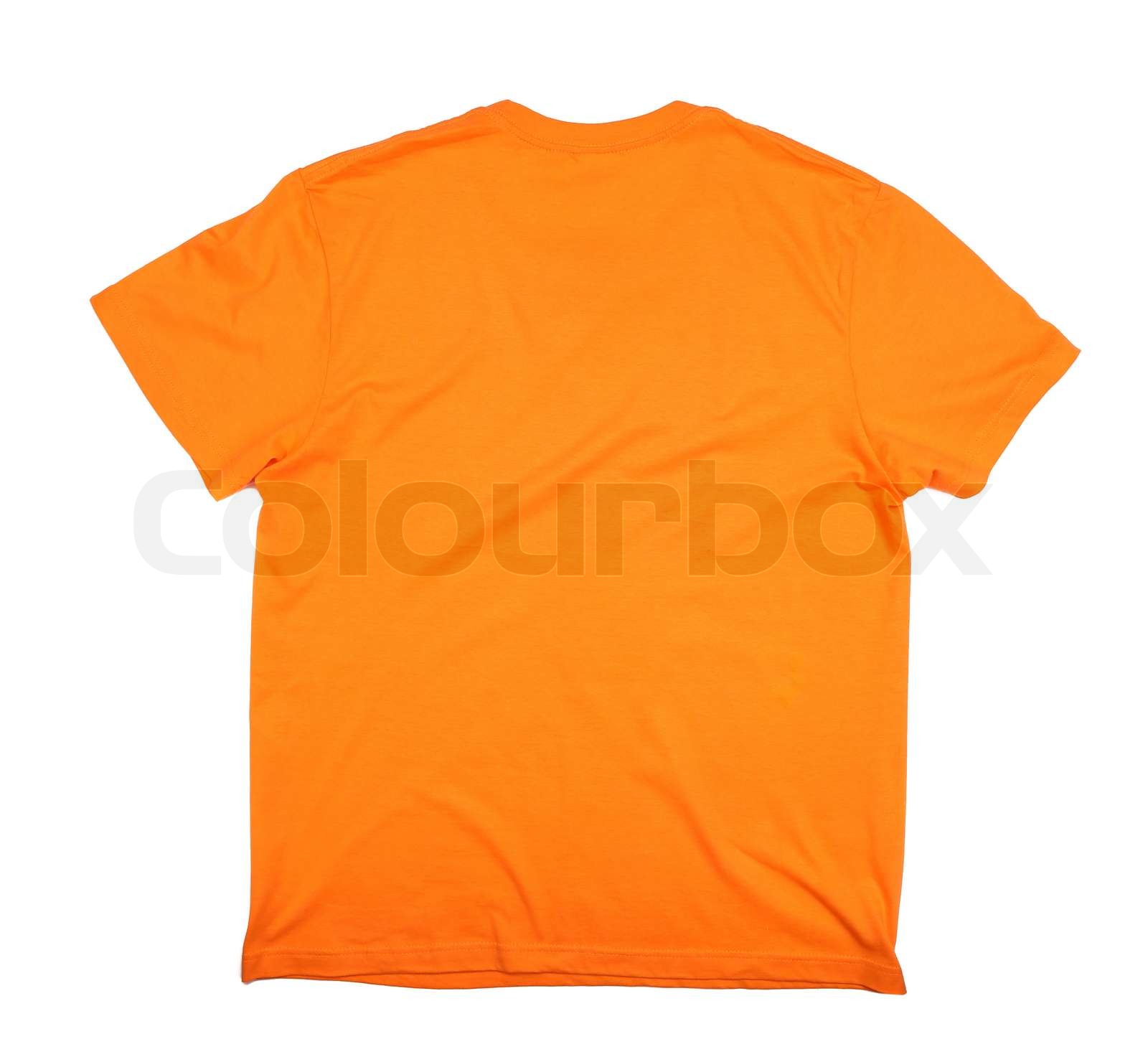 Orange t-shirt | Stock image | Colourbox