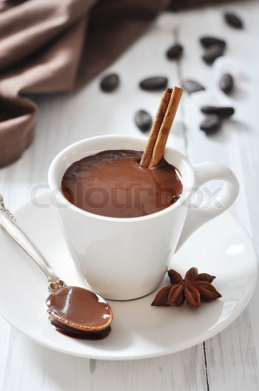 Hot Chocolate in cup | Stock image | Colourbox