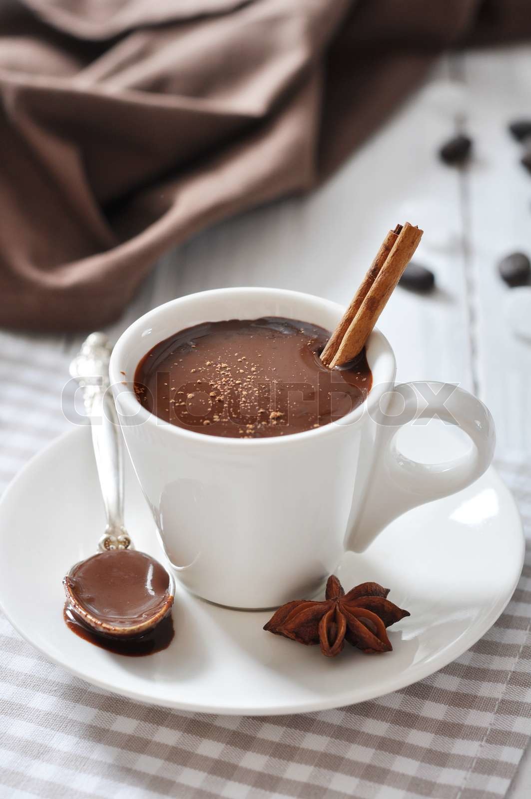 Hot Chocolate in cup | Stock image | Colourbox