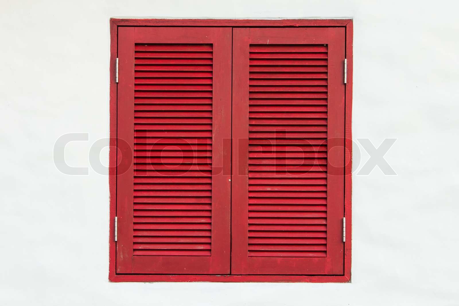 The Red window | Stock image | Colourbox