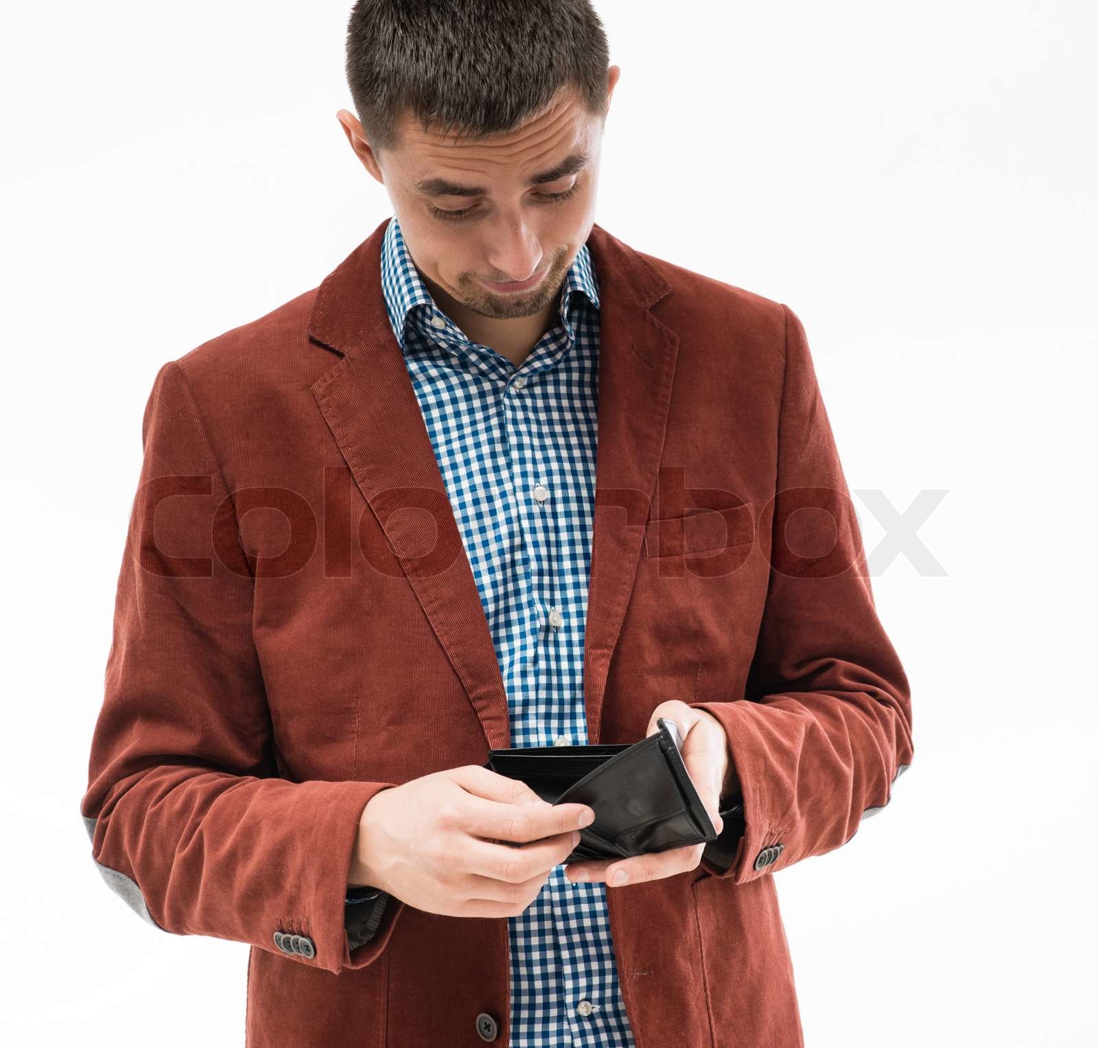 empty wallet in the hands | Stock image | Colourbox