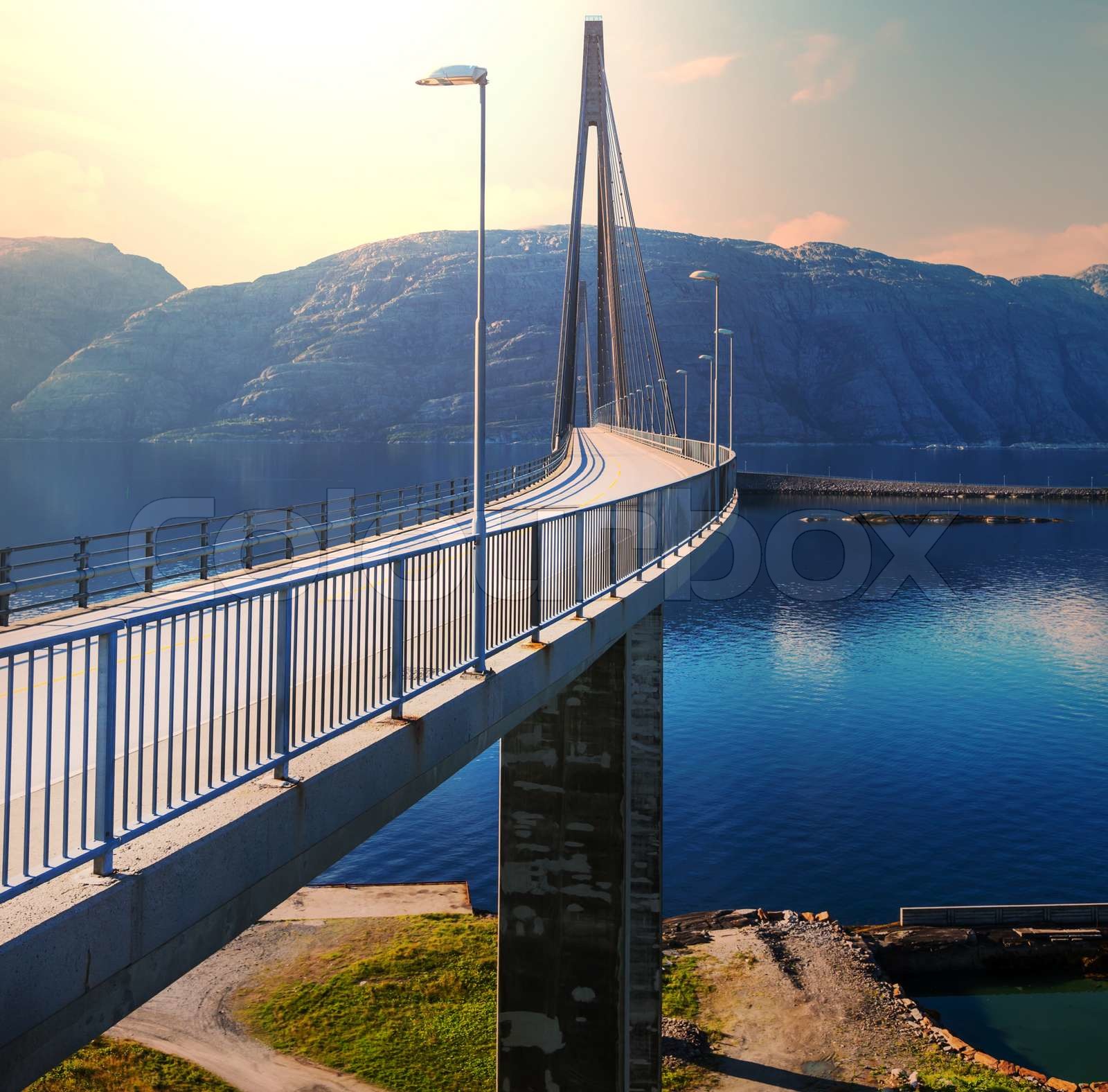 Bridge in Norway | Stock image | Colourbox