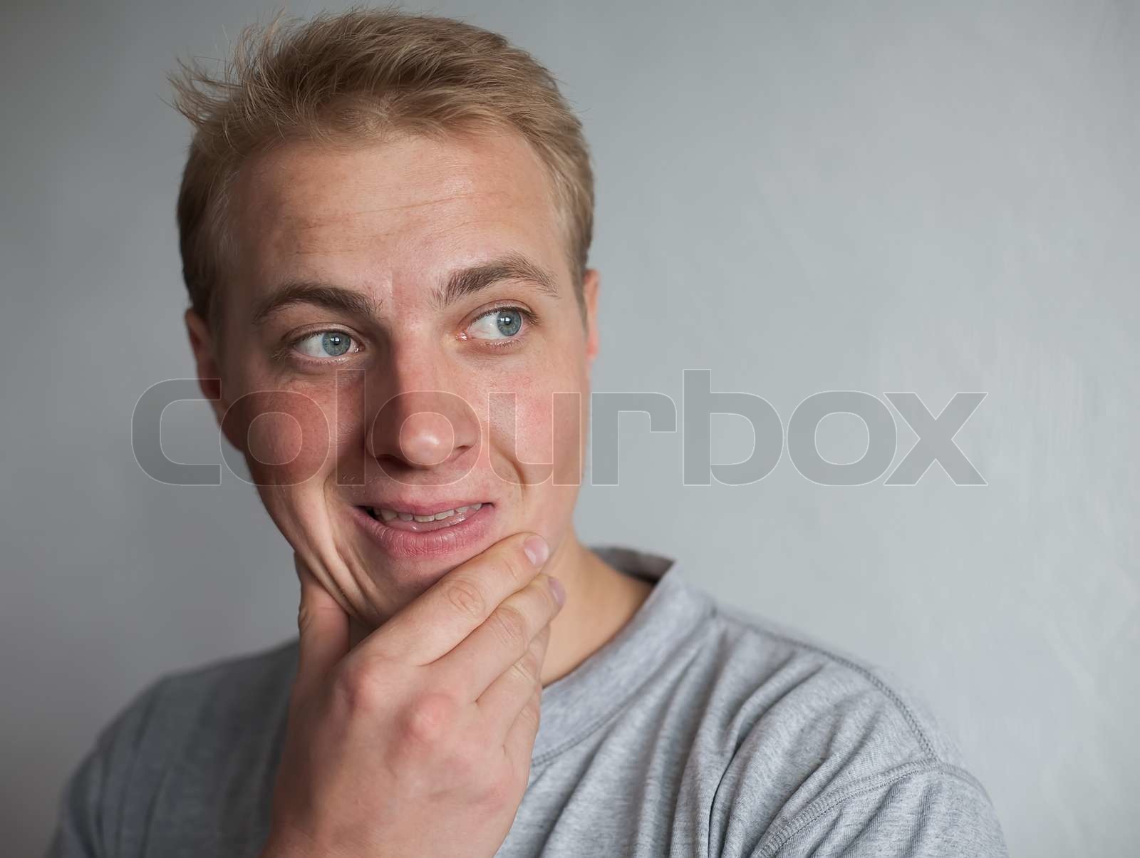 man in depression | Stock image | Colourbox