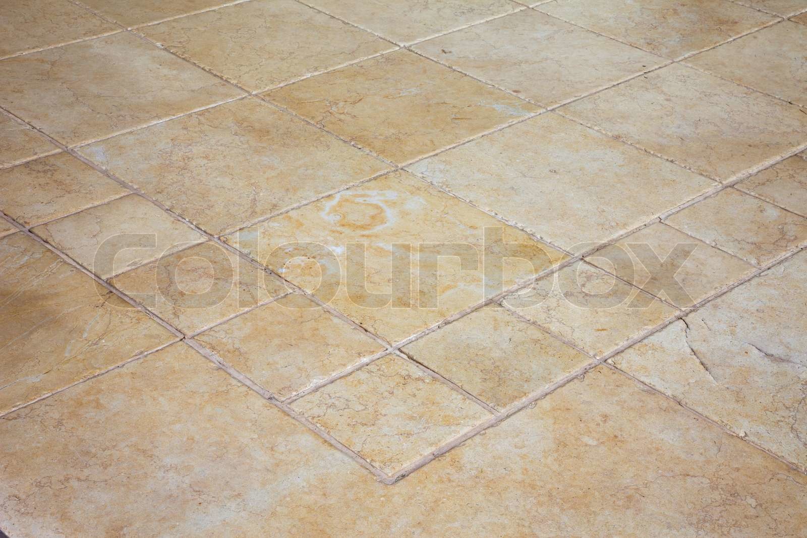 Large stone tiles on the floor | Stock image | Colourbox