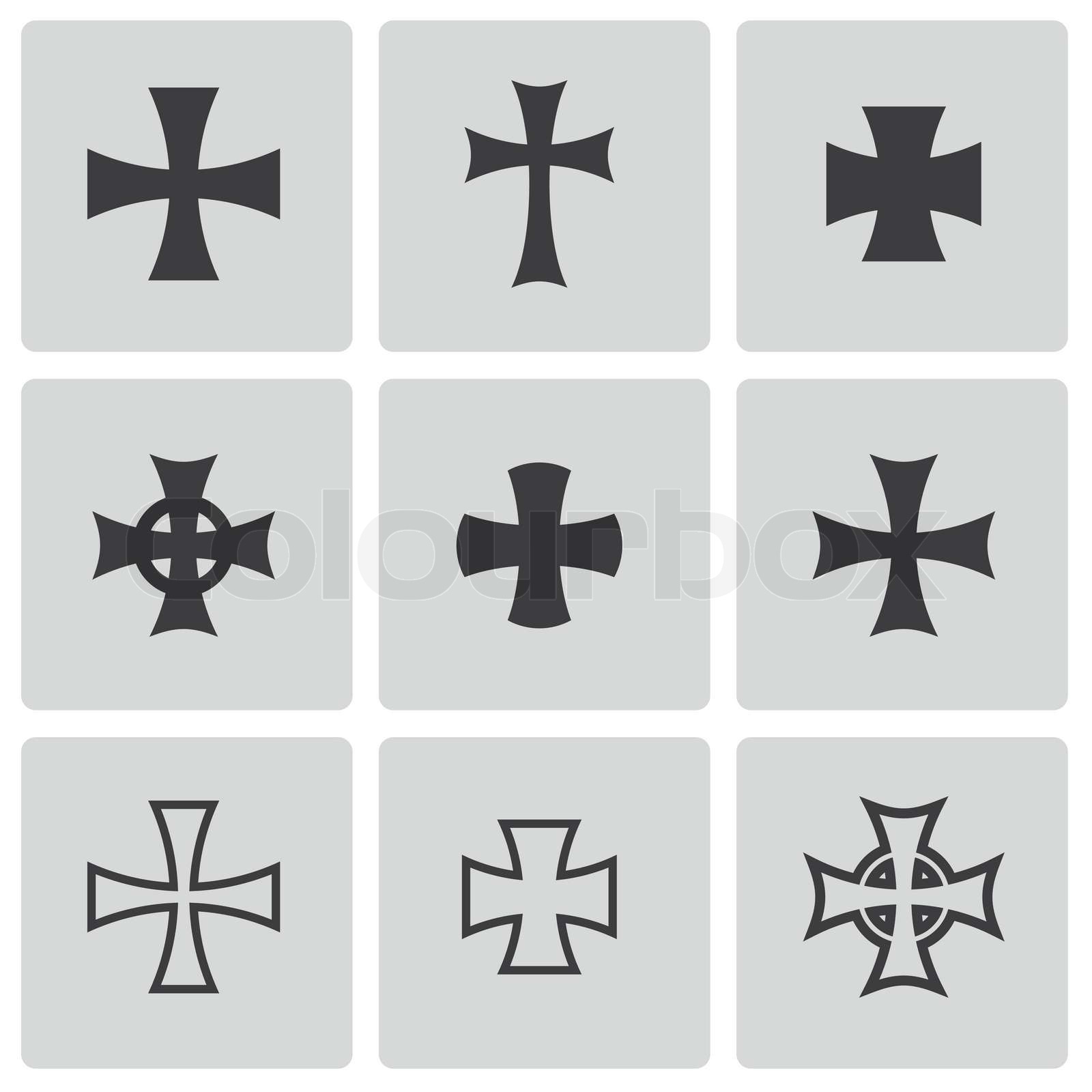Vector choppers crosses | Stock vector | Colourbox