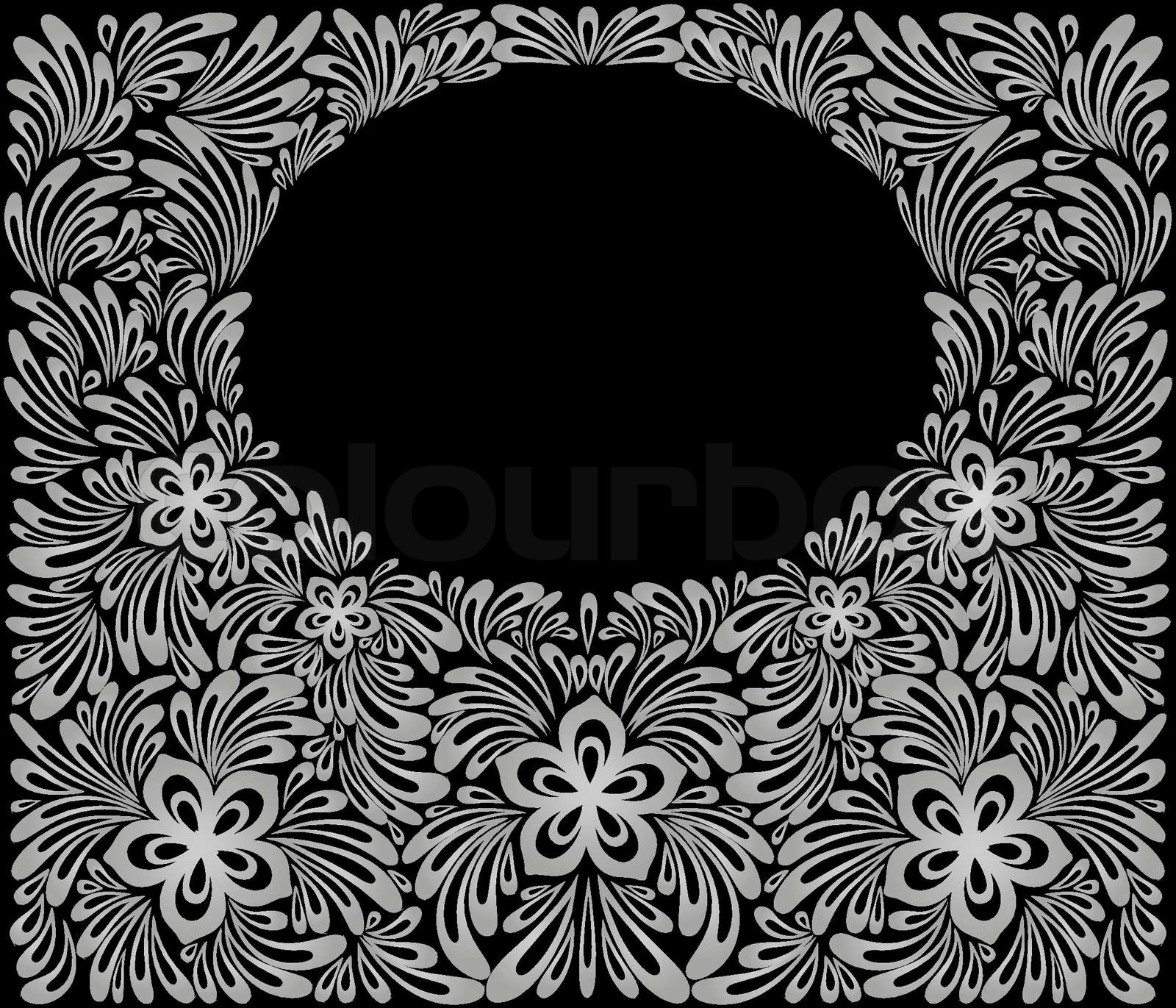 schöne florale Muster, ein Design-Element im alten Stil | Stock-Vektor ...