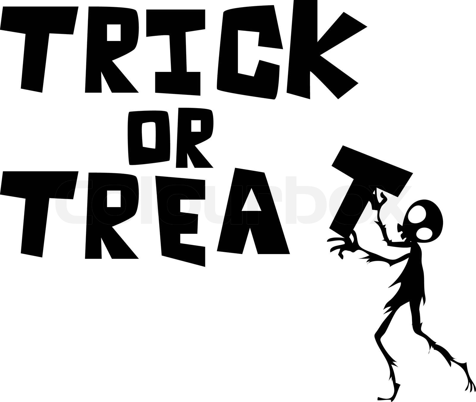 halloween trick or treat | Stock-Vektor | Colourbox