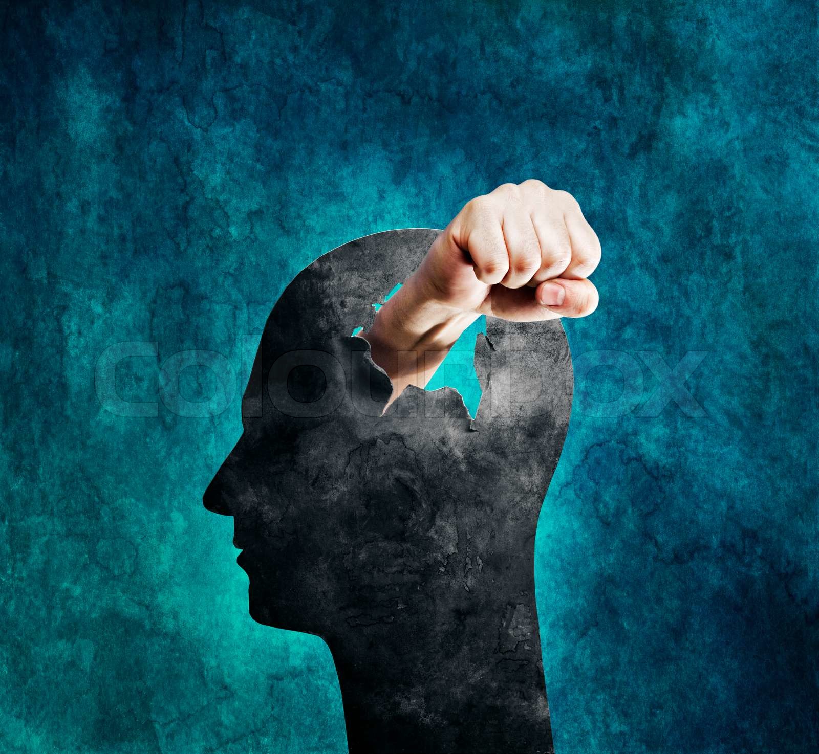 Violent Verstand | Stock Bild | Colourbox