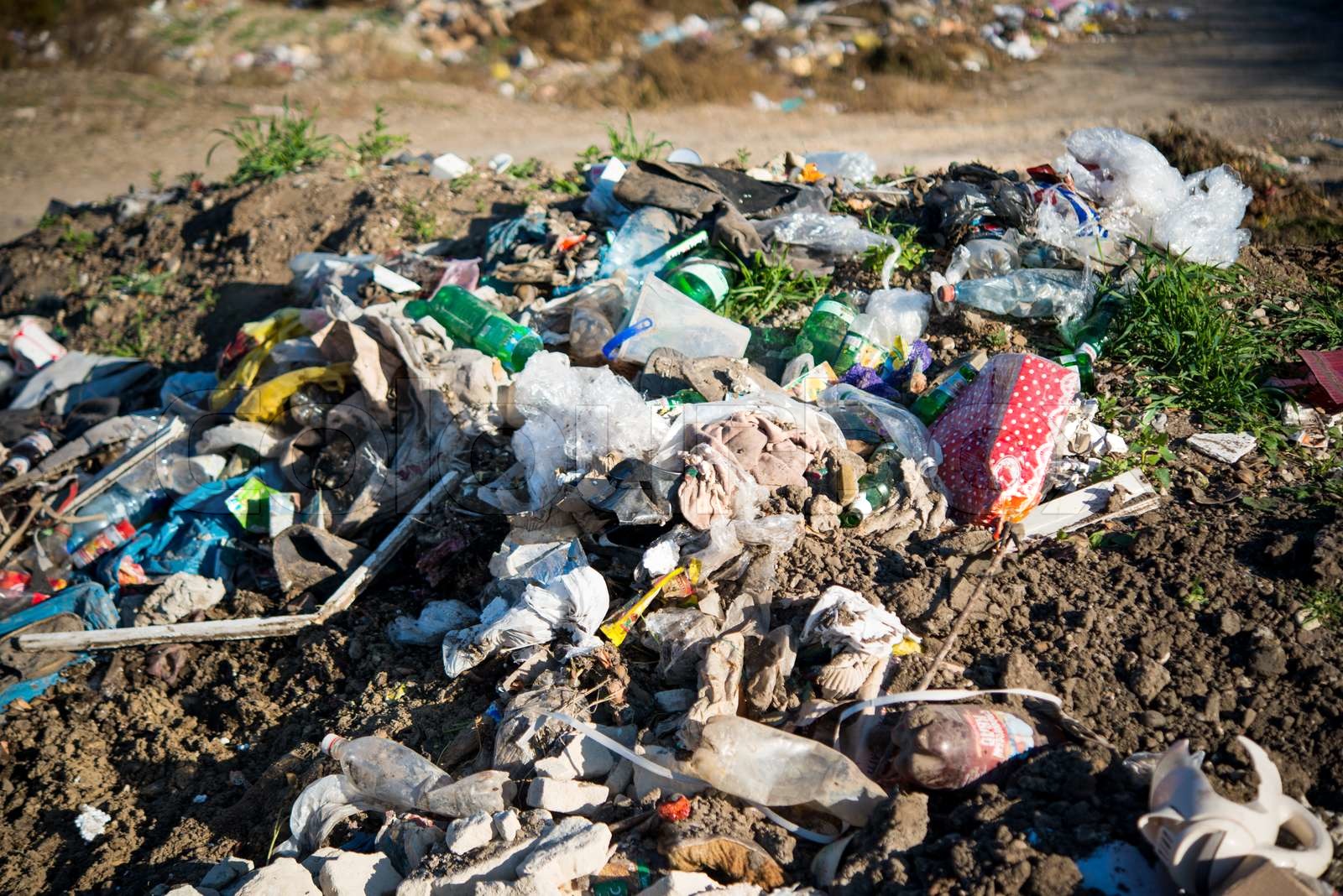 Pile of domestic garbage | Stock image | Colourbox