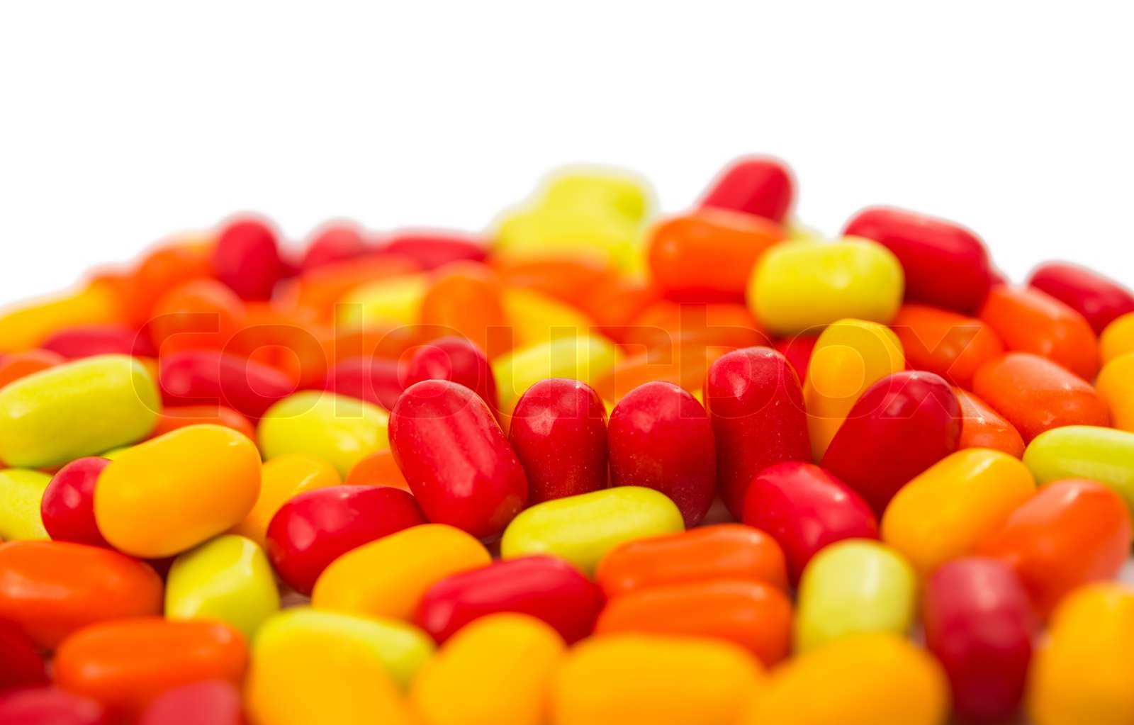 Colourfull candies isolated | Stock image | Colourbox