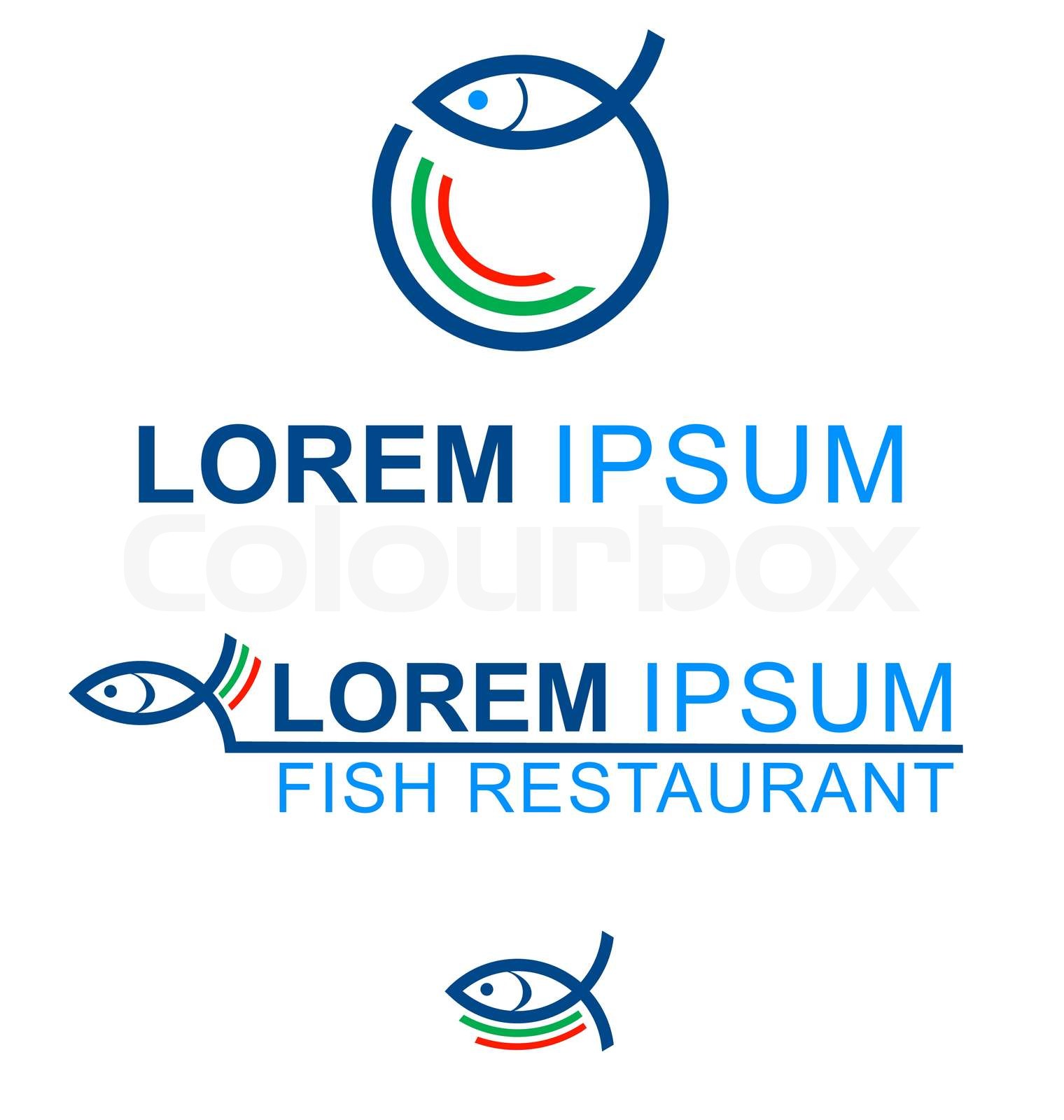 fisk symbol | Stock vektor | Colourbox