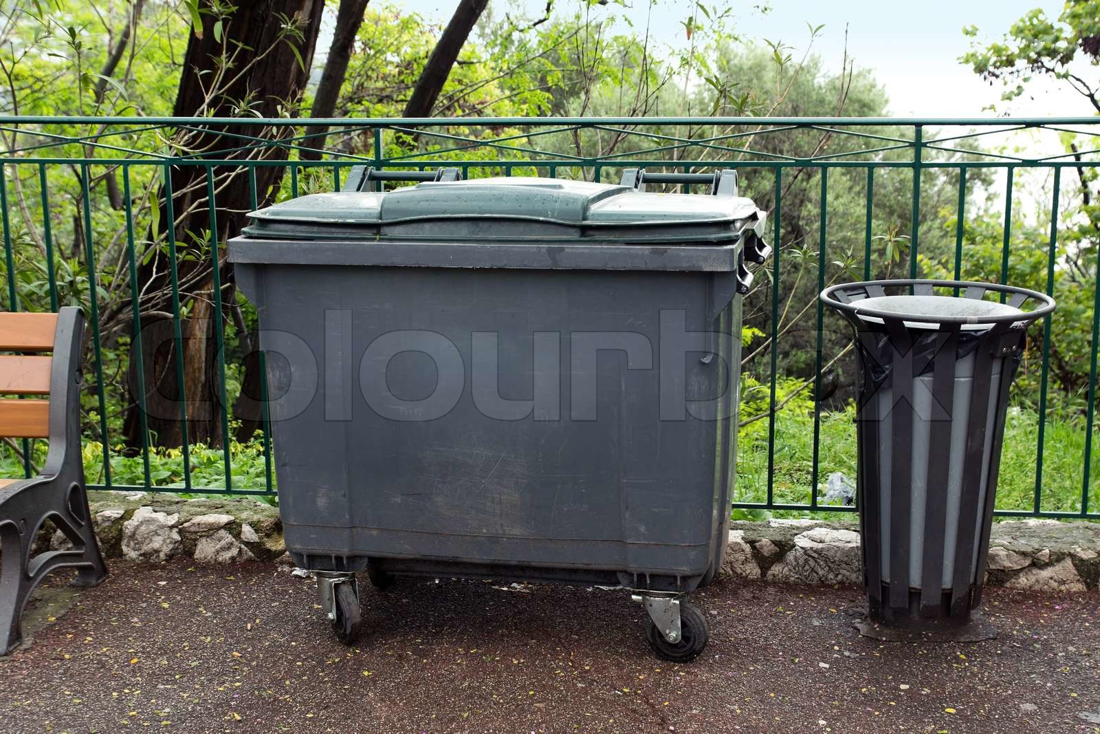 Nice - Trash container | Stock foto | Colourbox