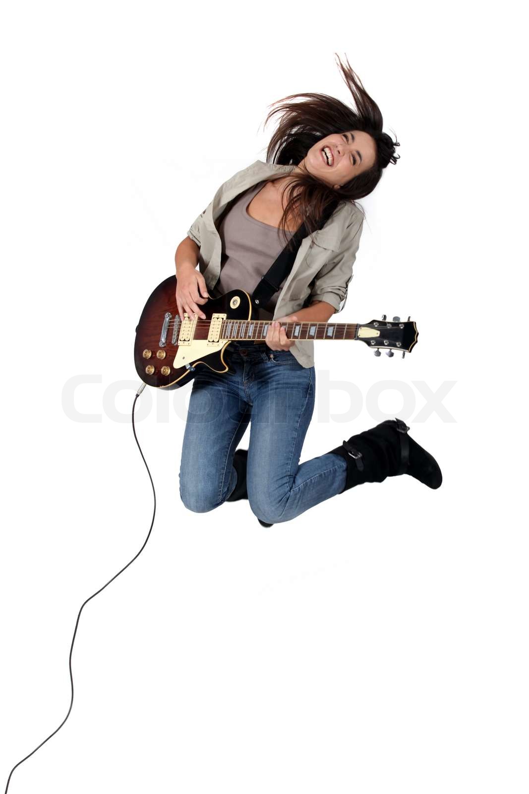 Rock singer | Stock image | Colourbox