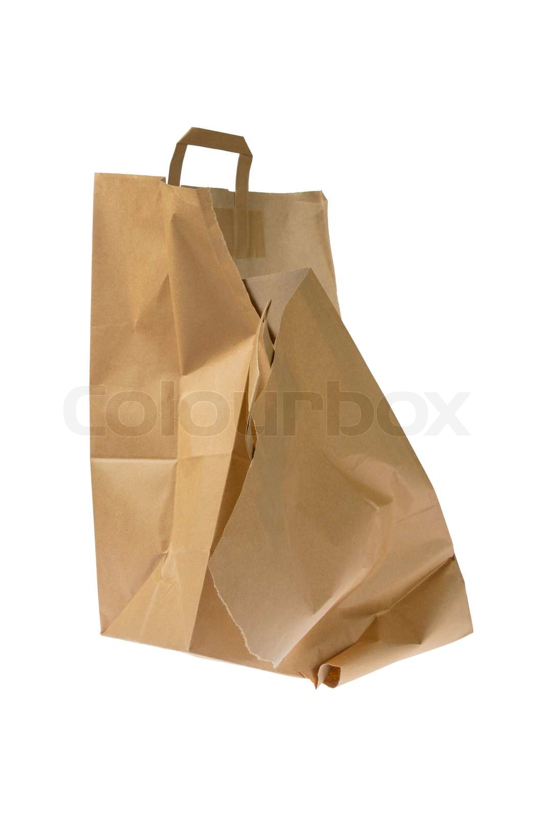 Torn Paper Bag | Stock Bild | Colourbox