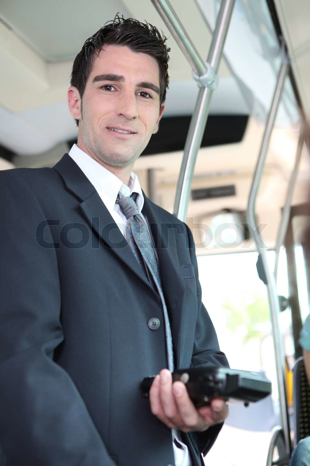 Ticket inspector | Stock image | Colourbox