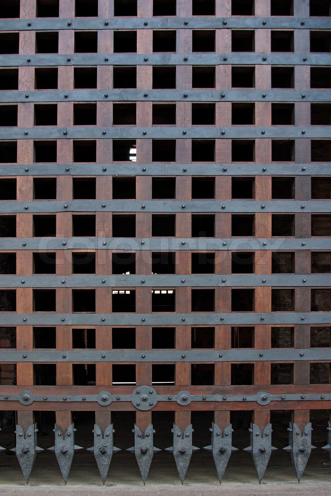 Castle gate | Stock image | Colourbox