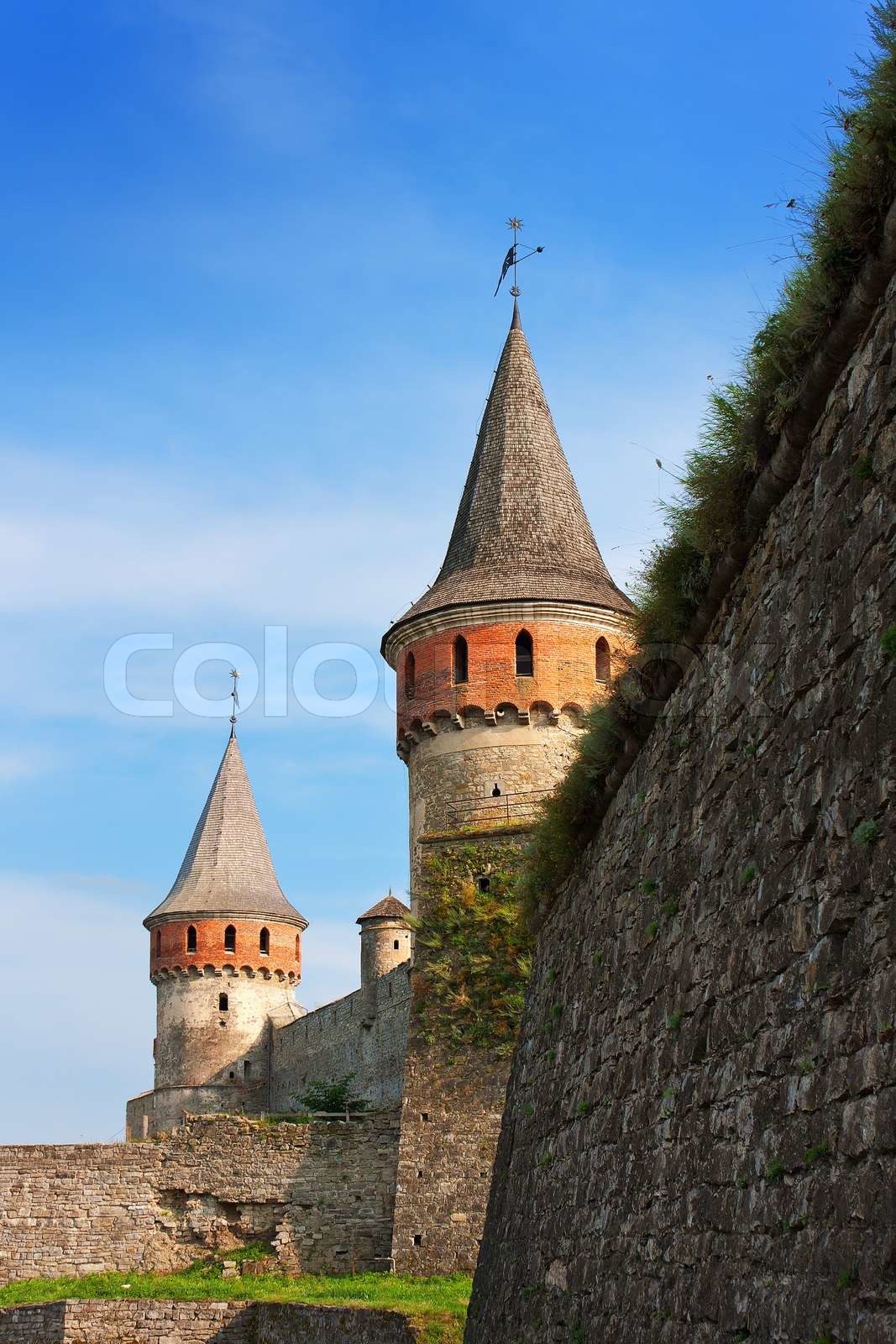 Castle towers | Stock image | Colourbox