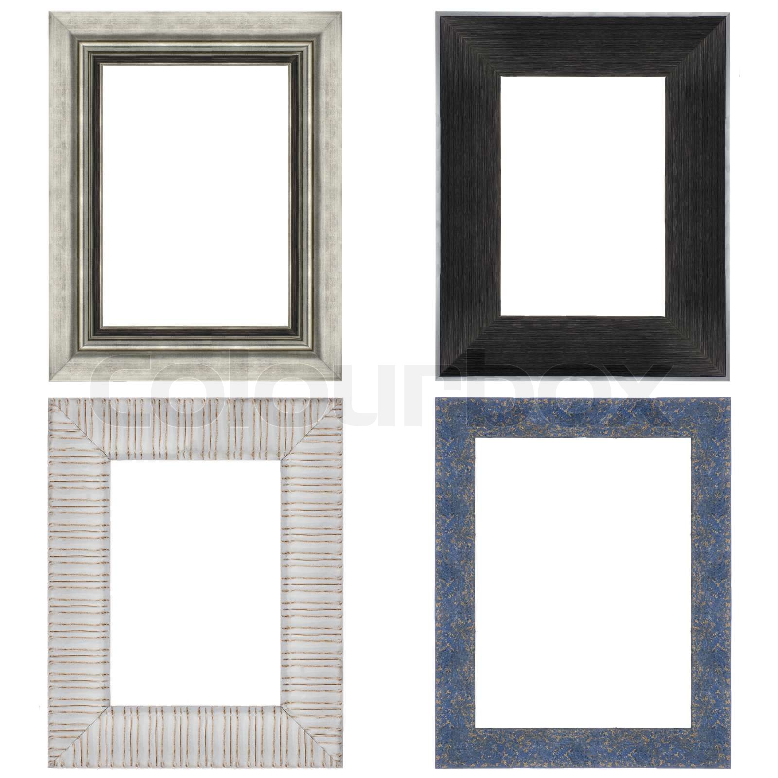 Four picture frames | Stock image | Colourbox